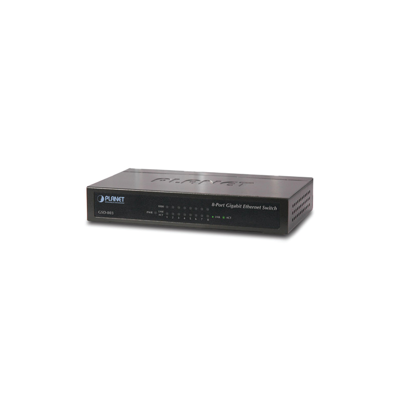 Planet 8-Port Gigabit Ethernet Switch – Metropolis